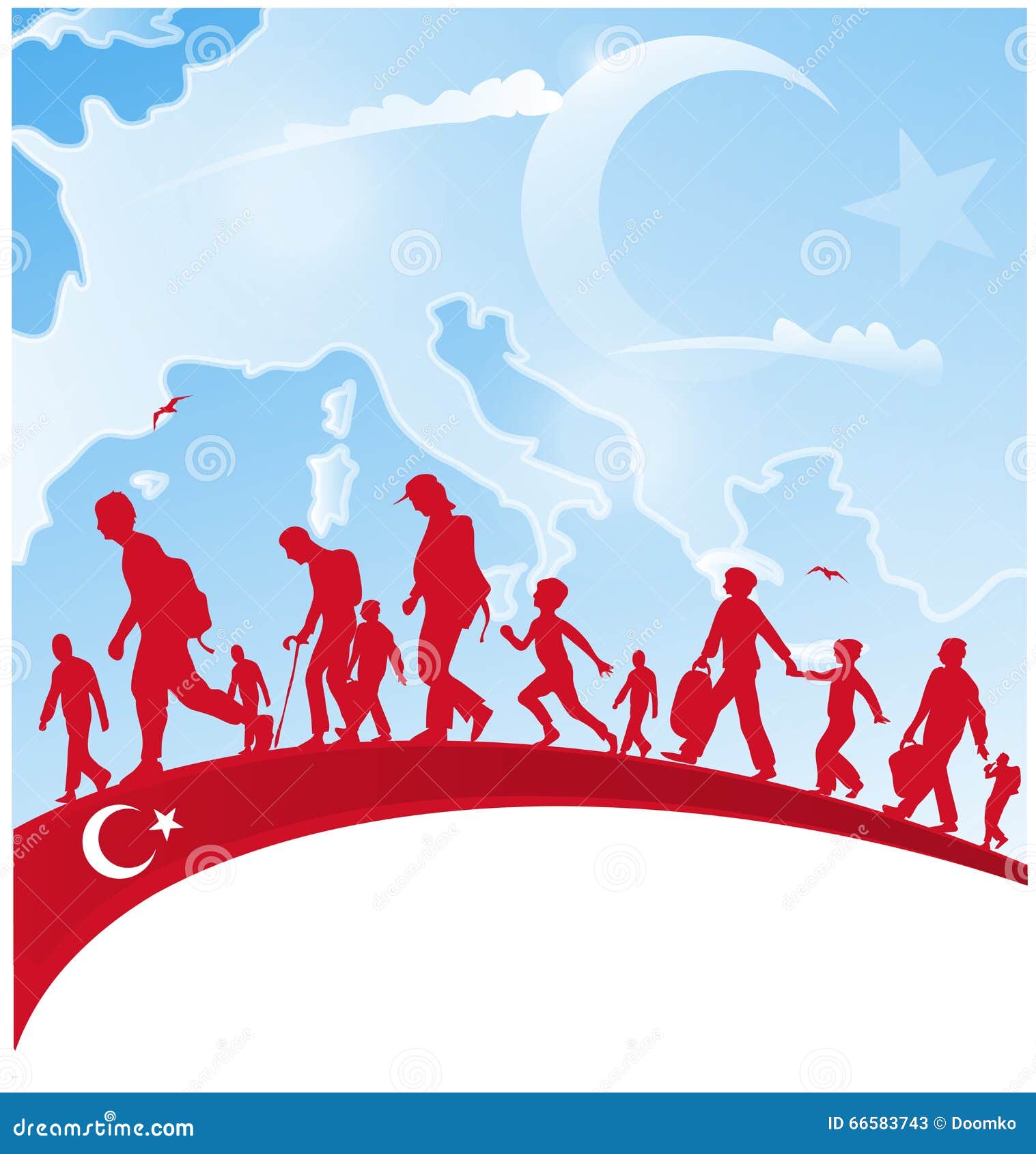 Turkey Immigration Visa. Closeup Visa To Turkey Focusing On Word VISA ...