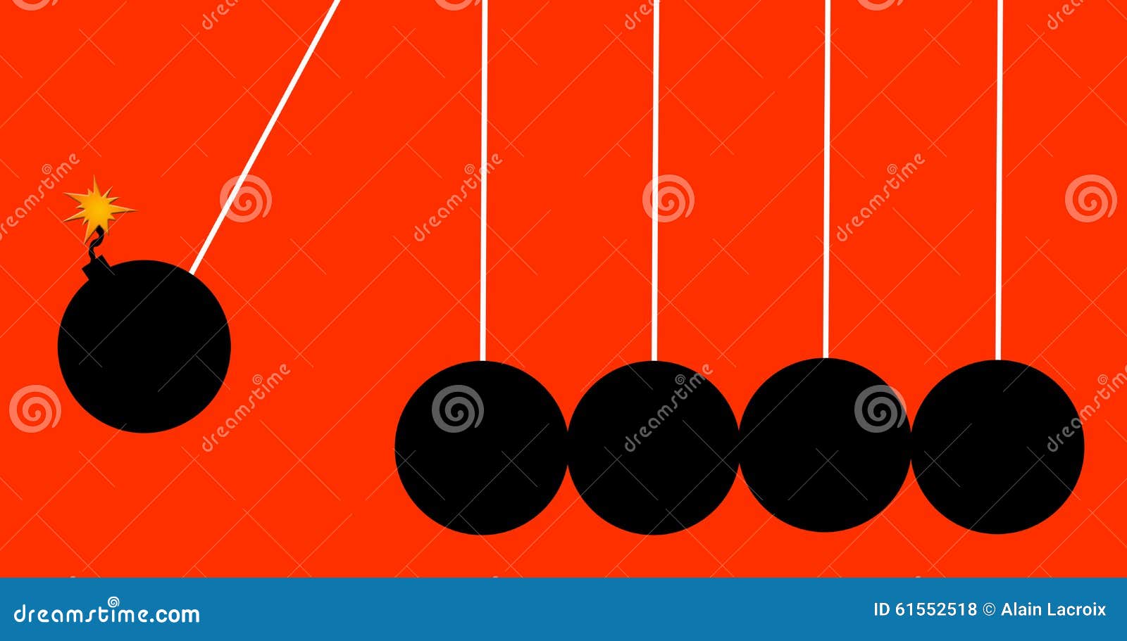 Imminent danger stock illustration. Illustration of difficult - 61552518