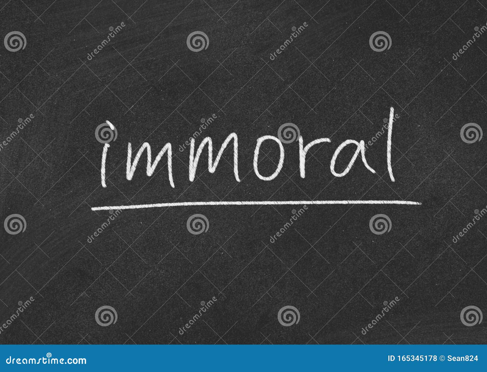 IMMORAL Background Writing Vector Design | CartoonDealer.com #241810542