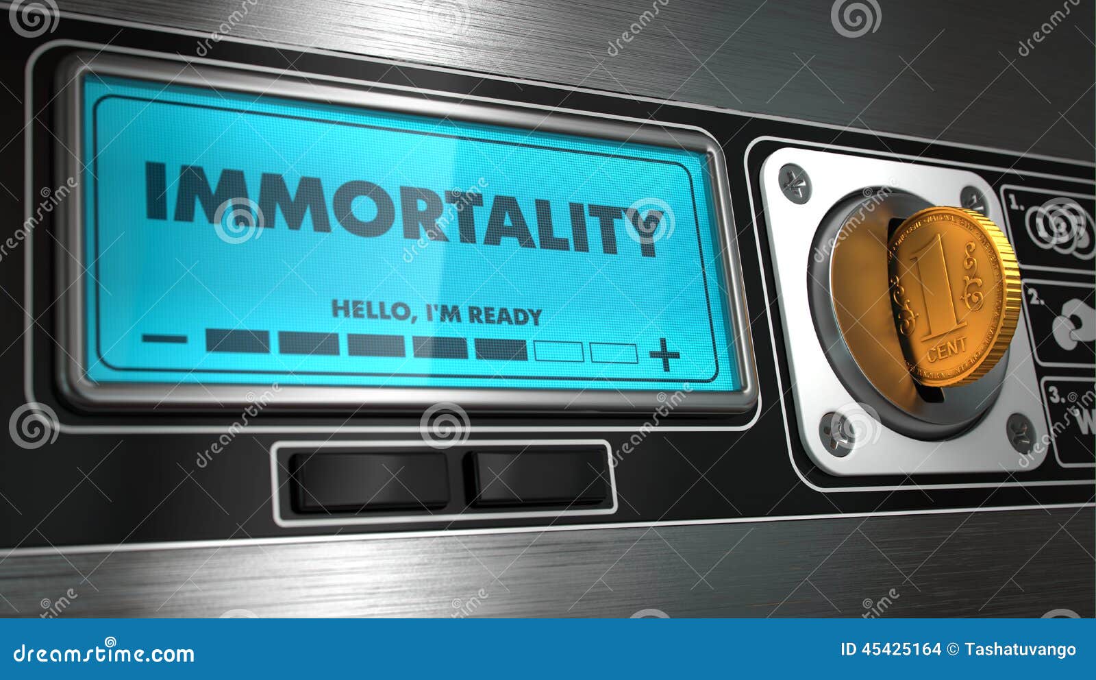 Immortality in Display on Vending Machine. Stock Photo - Image of ...