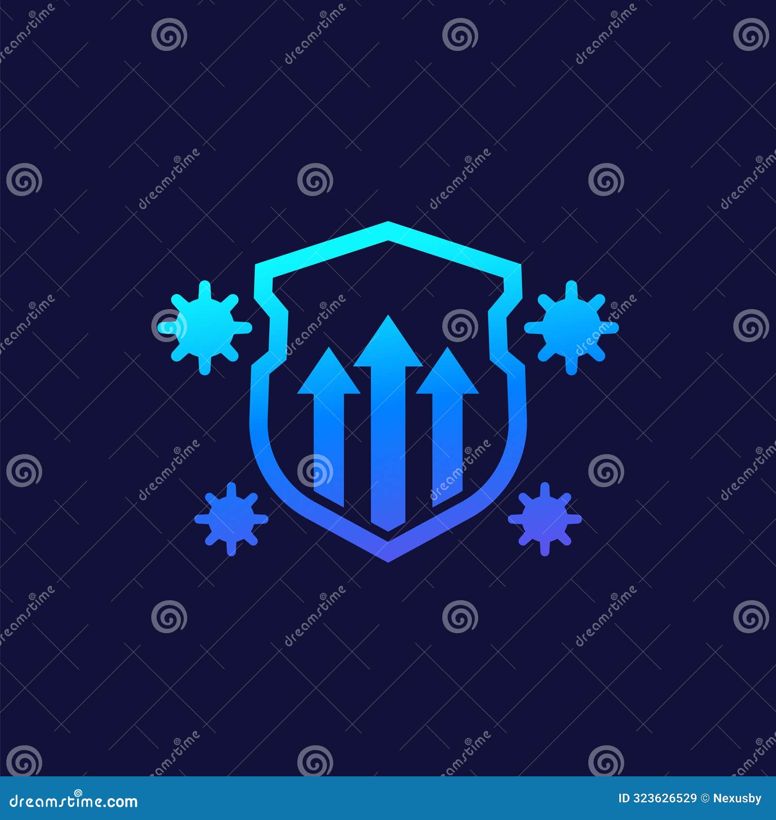 Immune Booster Icon, Boost Immune System Stock Vector - Illustration of ...