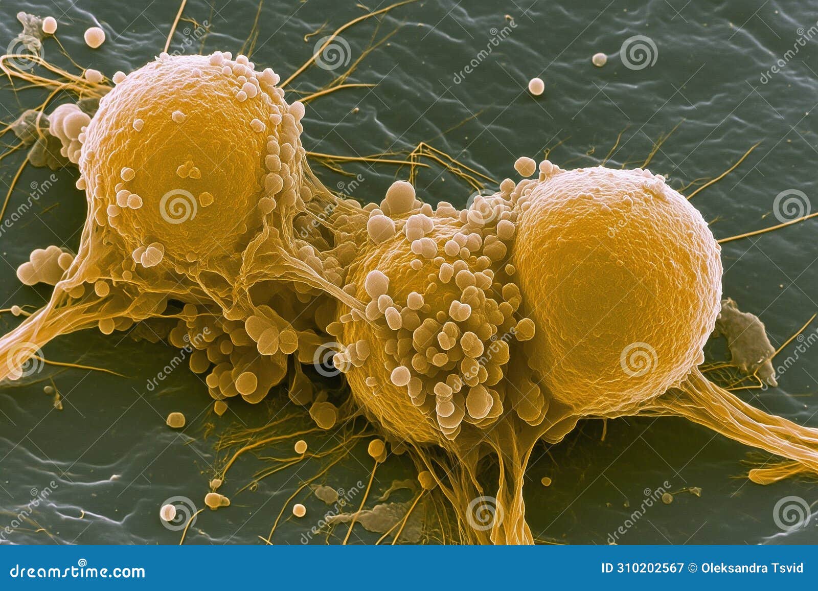 Immune Cells Attack Cancer Cells, T-cells Attacking Cancer Stock Image ...