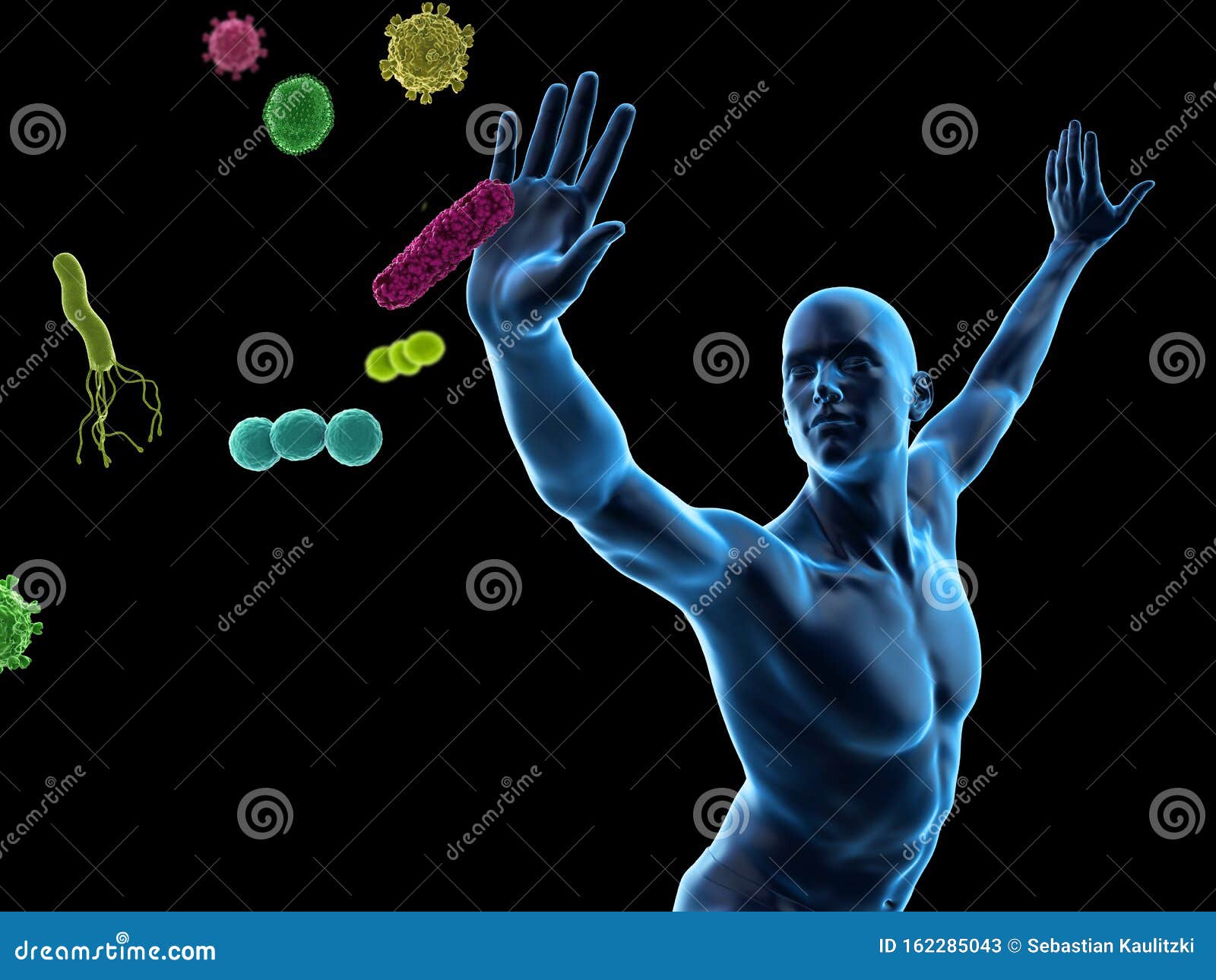 Immune defense stock illustration. Illustration of clean - 162285043