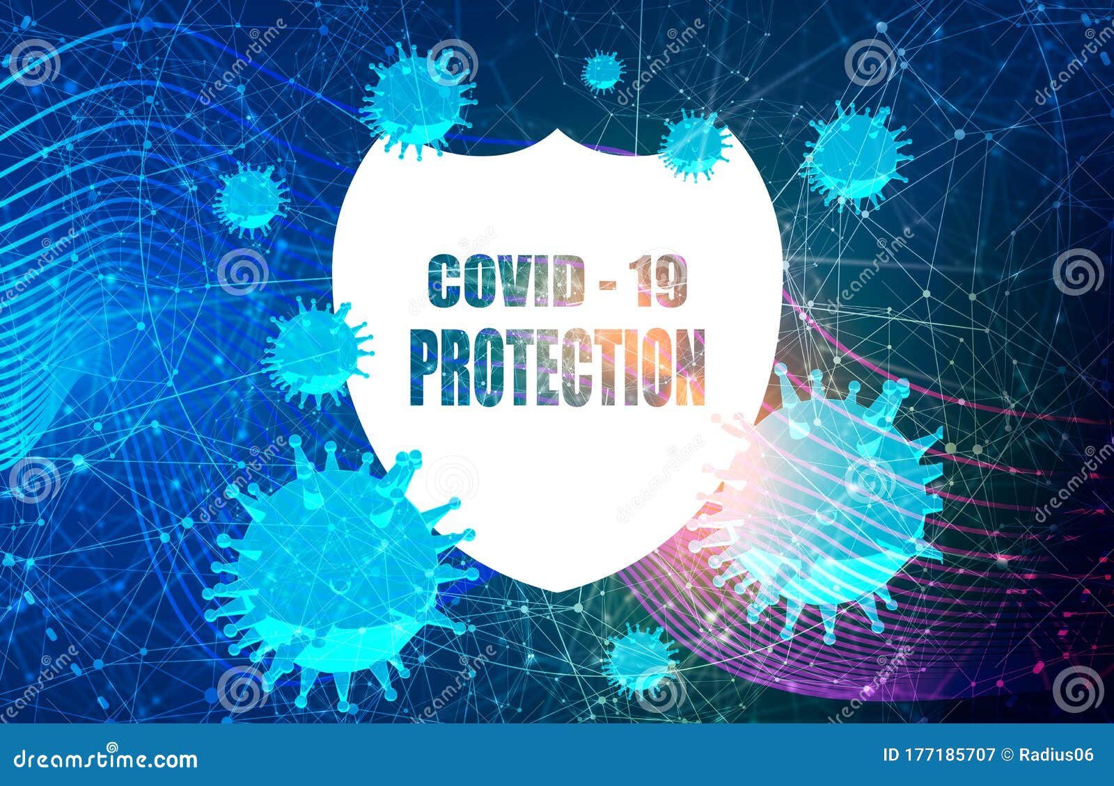 Immune protection system. stock illustration. Illustration of ...