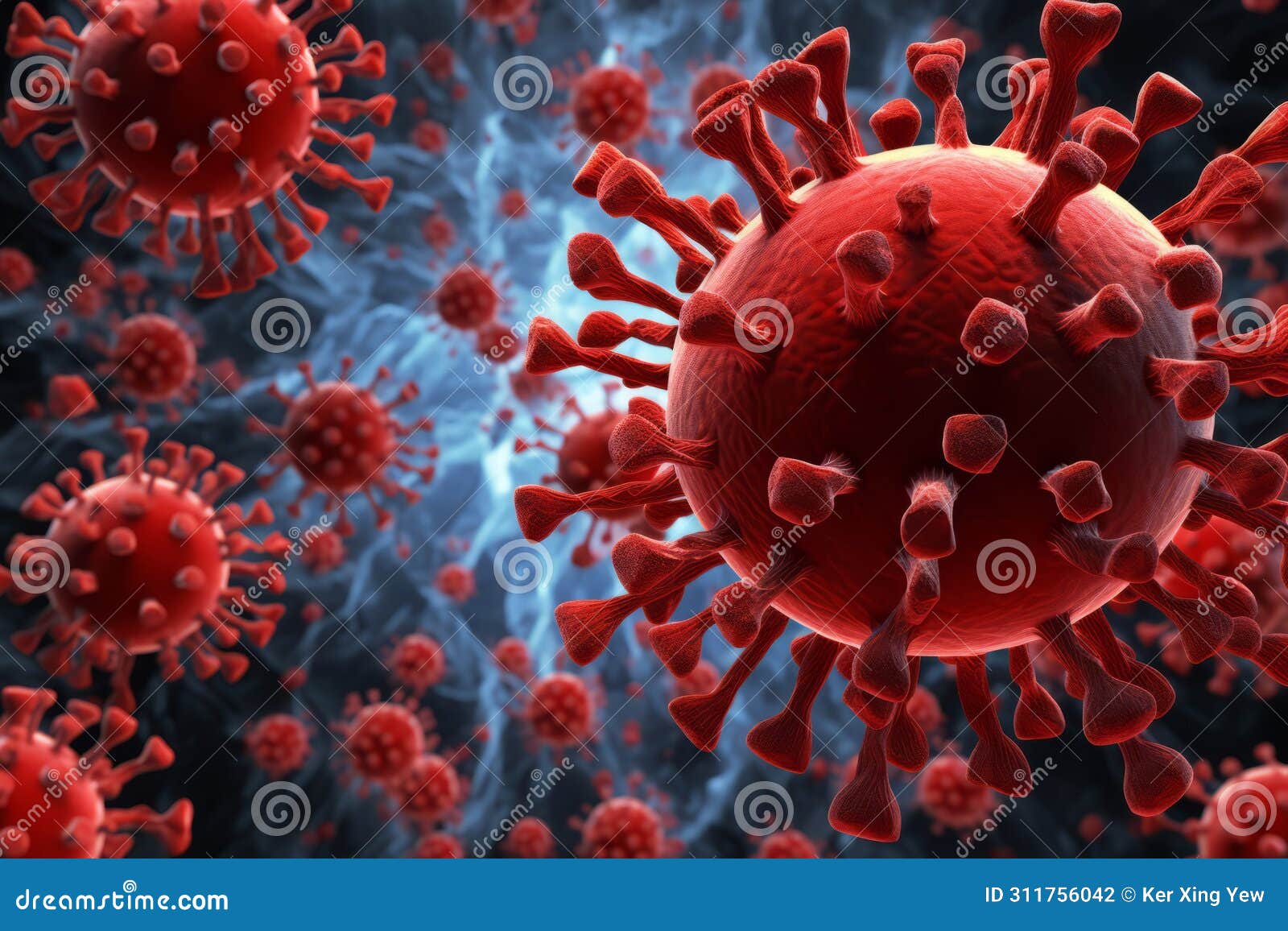 Immune System Attack in Stills Disease Stock Illustration ...