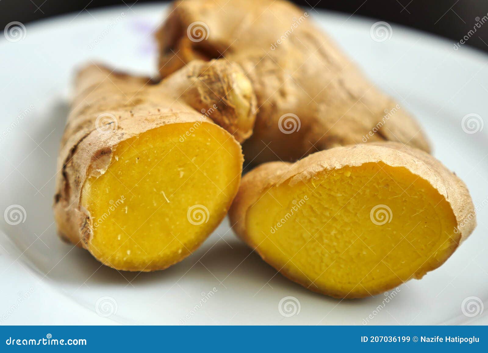 Immune System and Ginger Tuber, Fresh Juicy Ginger Stock Image - Image ...