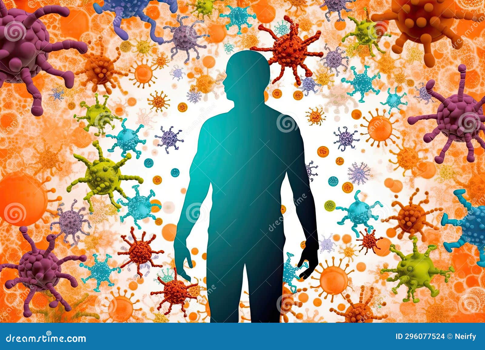 Immune system stock photo. Image of sick, epidemic, organism - 296077524