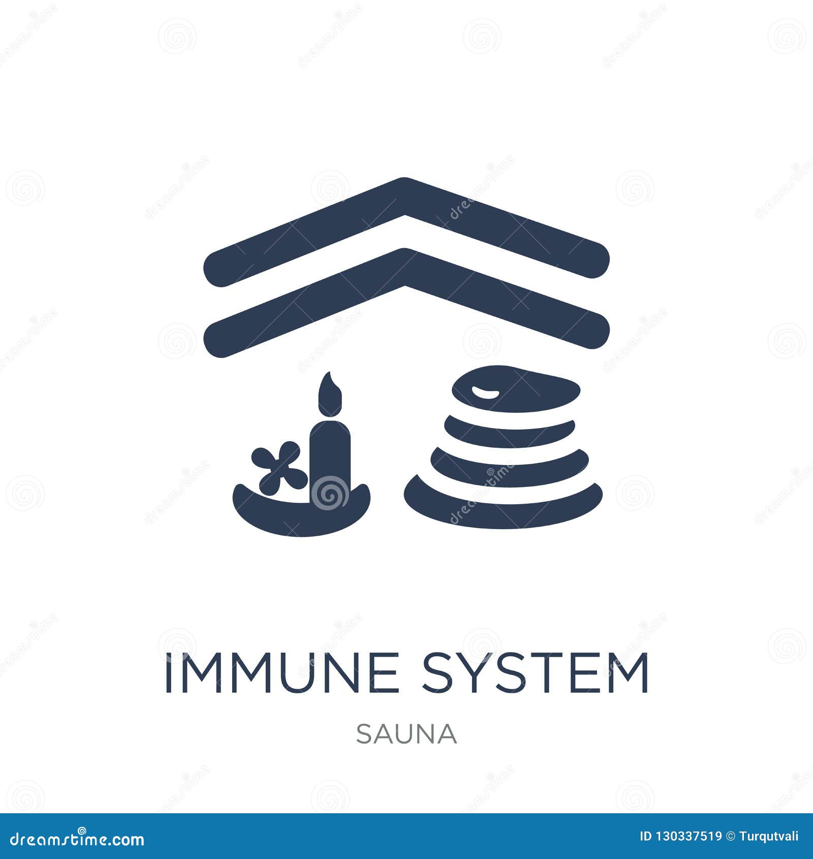 Immune System Icon. Trendy Flat Vector Immune System Icon on White ...