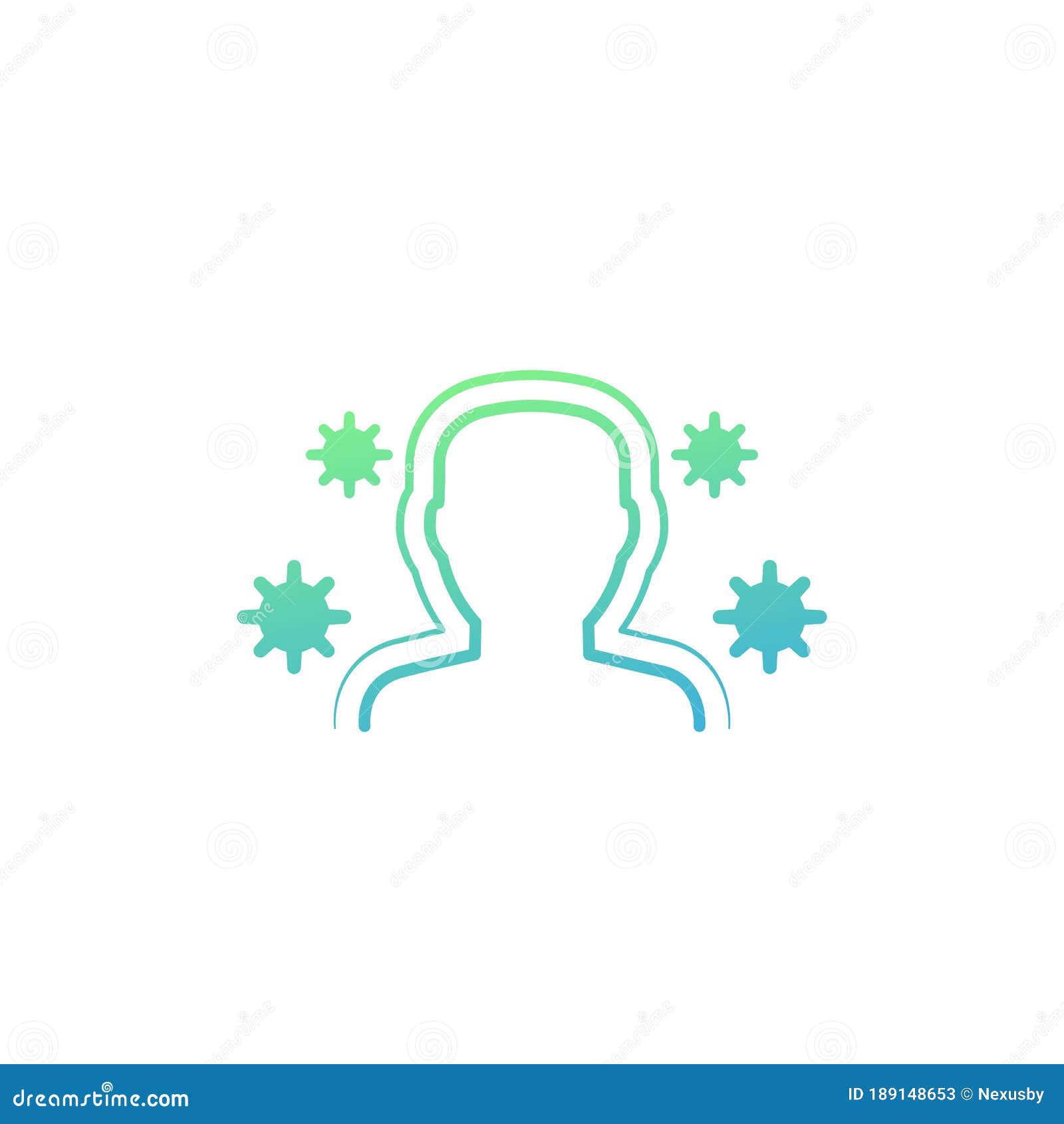 Immune System and Immunity Vector Icon Stock Vector - Illustration of ...