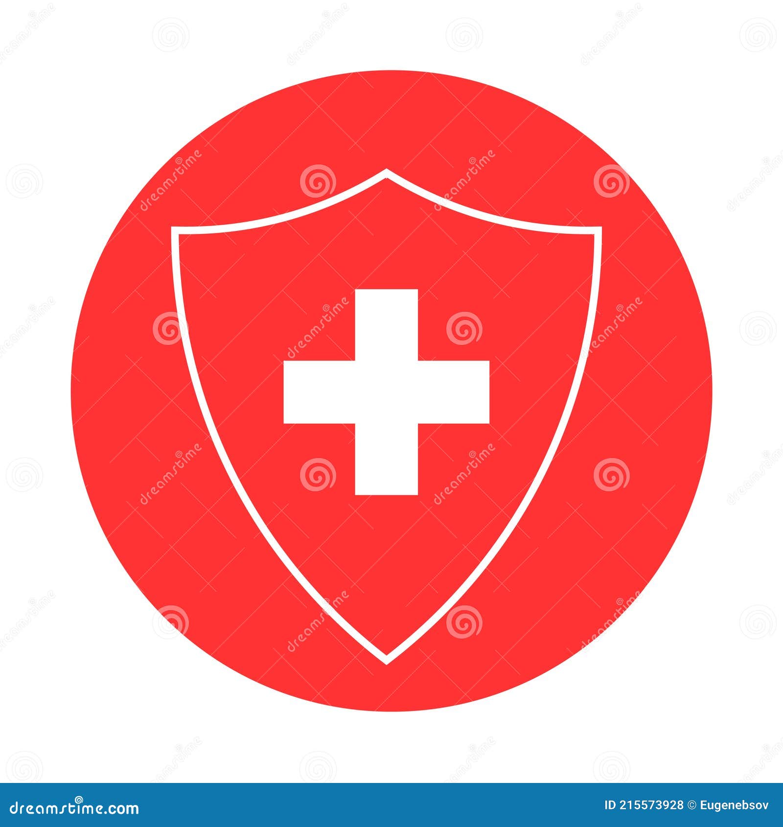 Immune System, Medical Shield Icon in Trendy Flat Style Design Stock ...