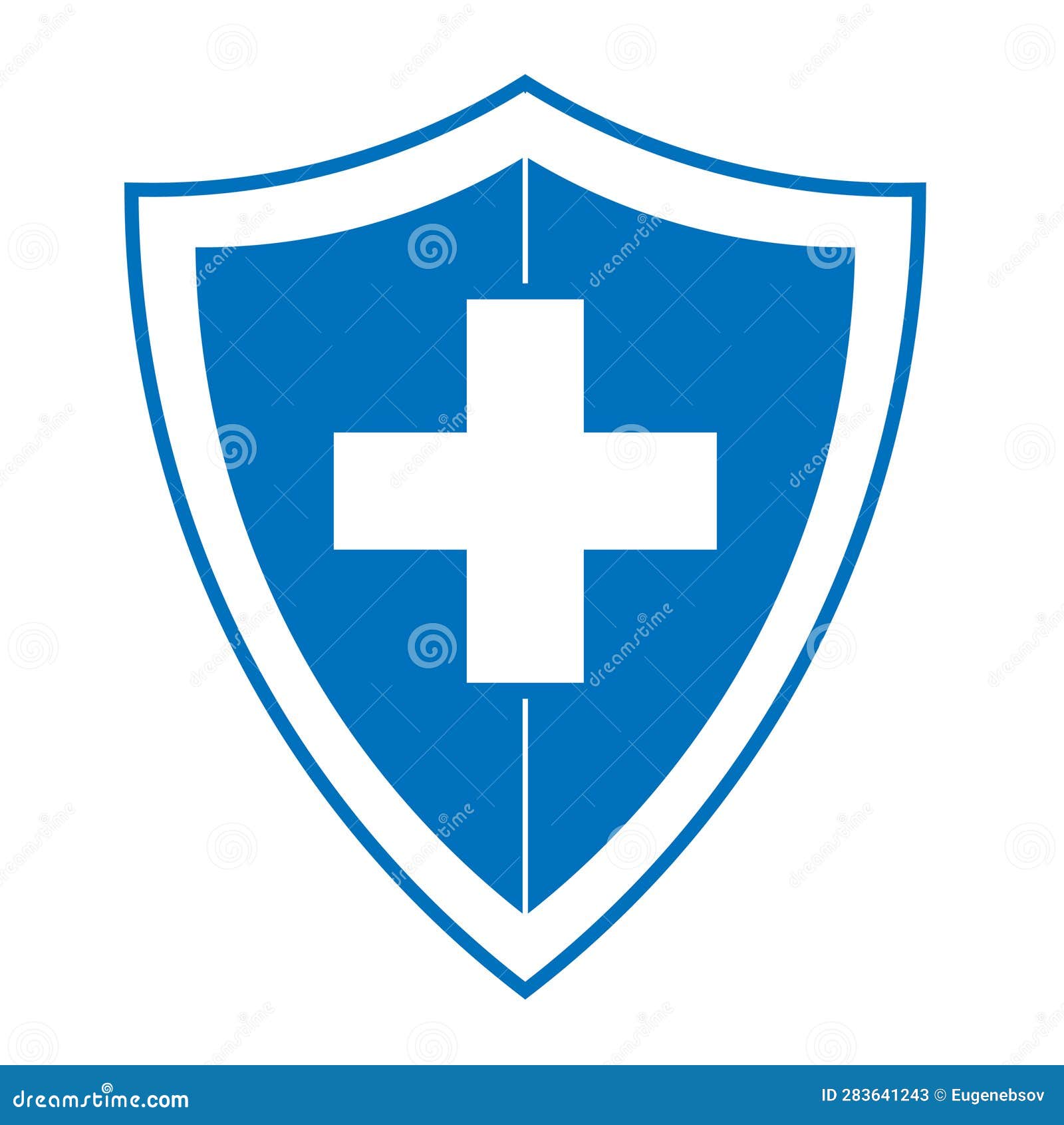 Immune System, Medical Shield Icon in Trendy Flat Style Design Stock ...