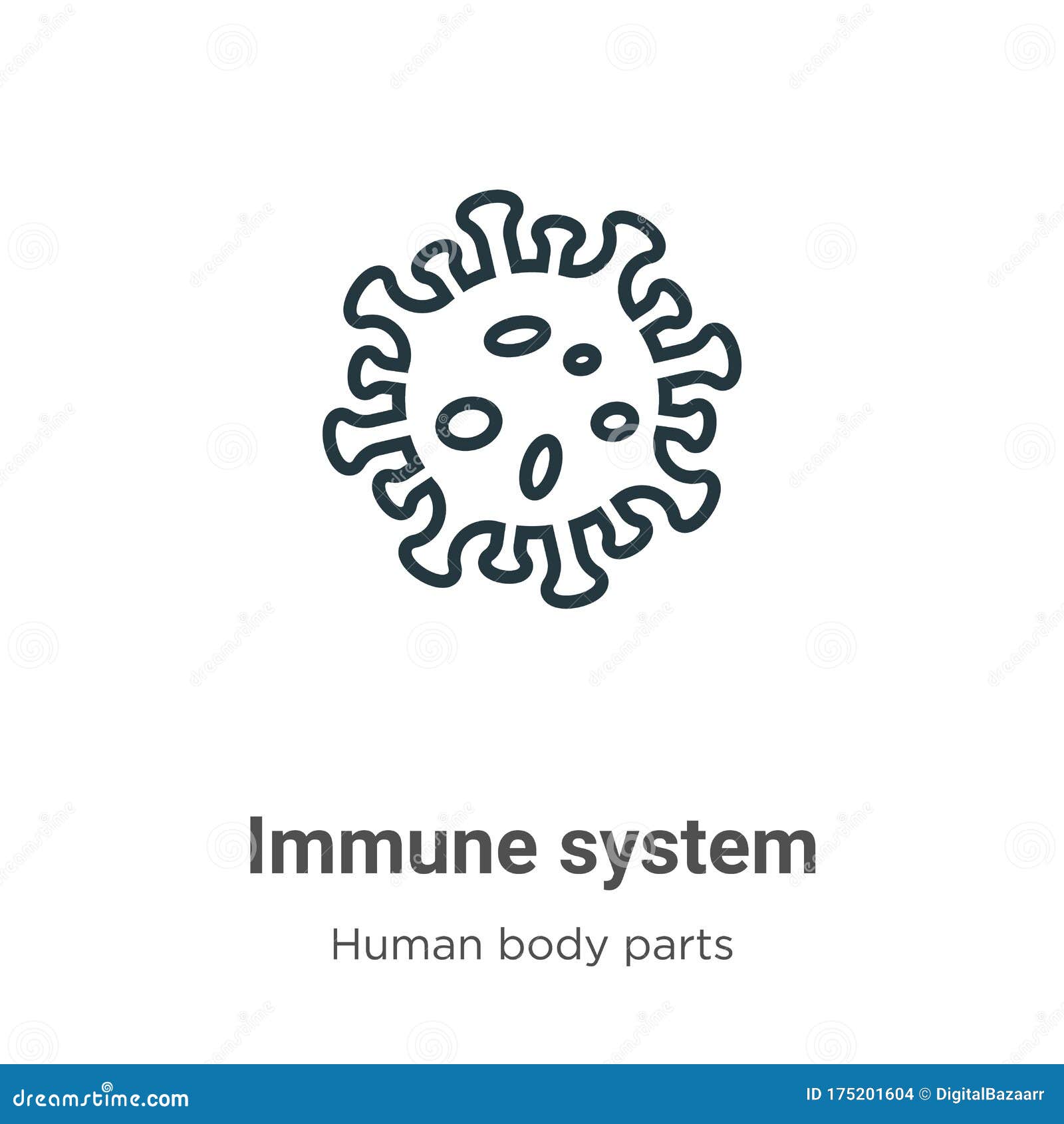 Immune System Outline Vector Icon. Thin Line Black Immune System Icon ... Immune System Outline Vector Icon. Thin Line Black Immune System Icon ...