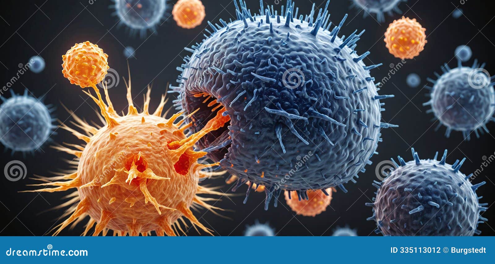 Immune System Responding To the Intrusion of Pathogens during an ...