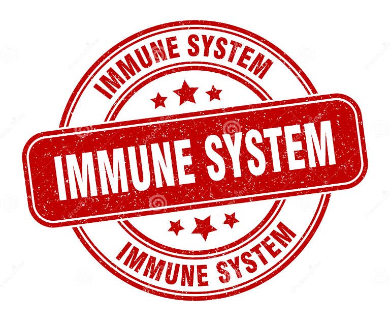 Immune System Stamp. Immune System Label. Round Grunge Sign Stock ...