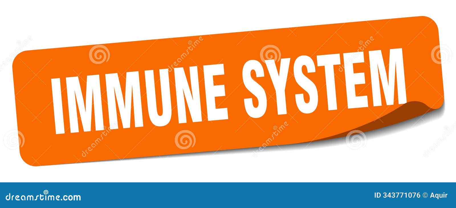 Immune System Sticker. Immune System Label Stock Vector - Illustration ...