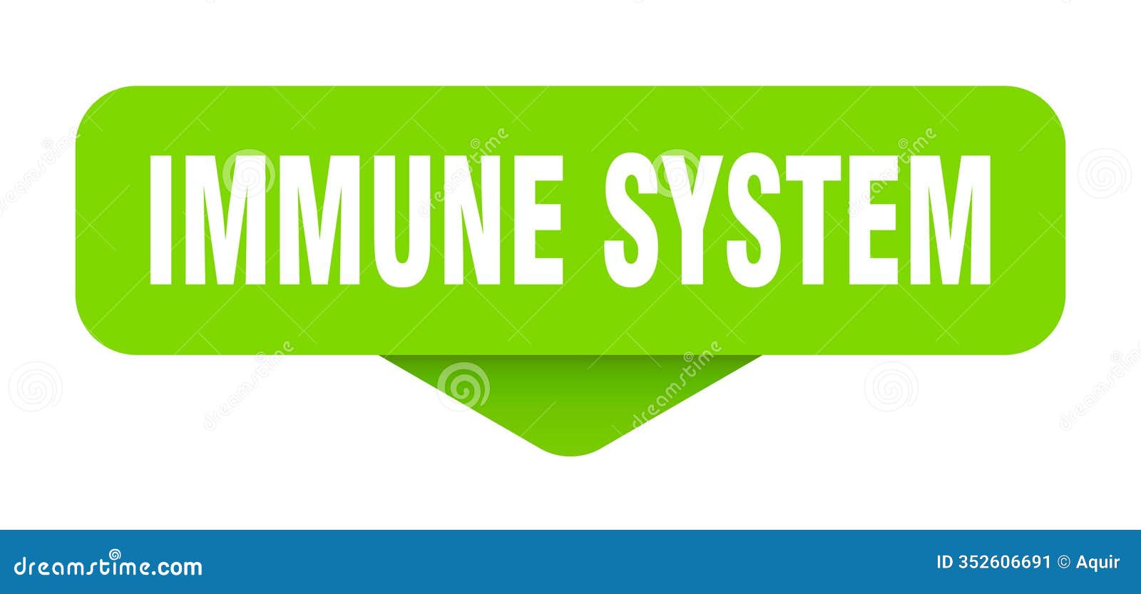Immune System Sticker. Immune System Sign on Transparent Background ...