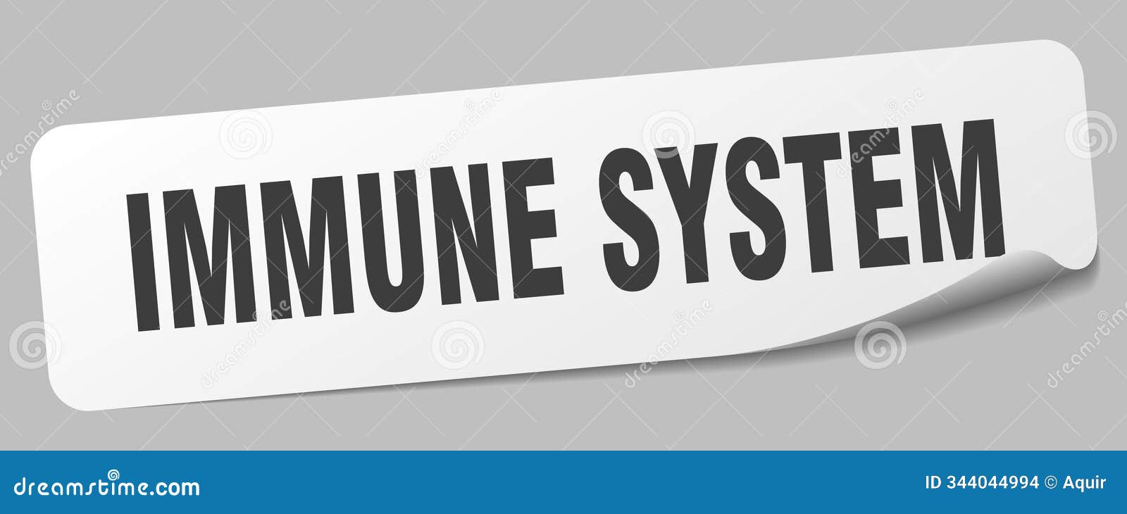 Immune System Sticker. Immune System Label Stock Vector - Illustration ...