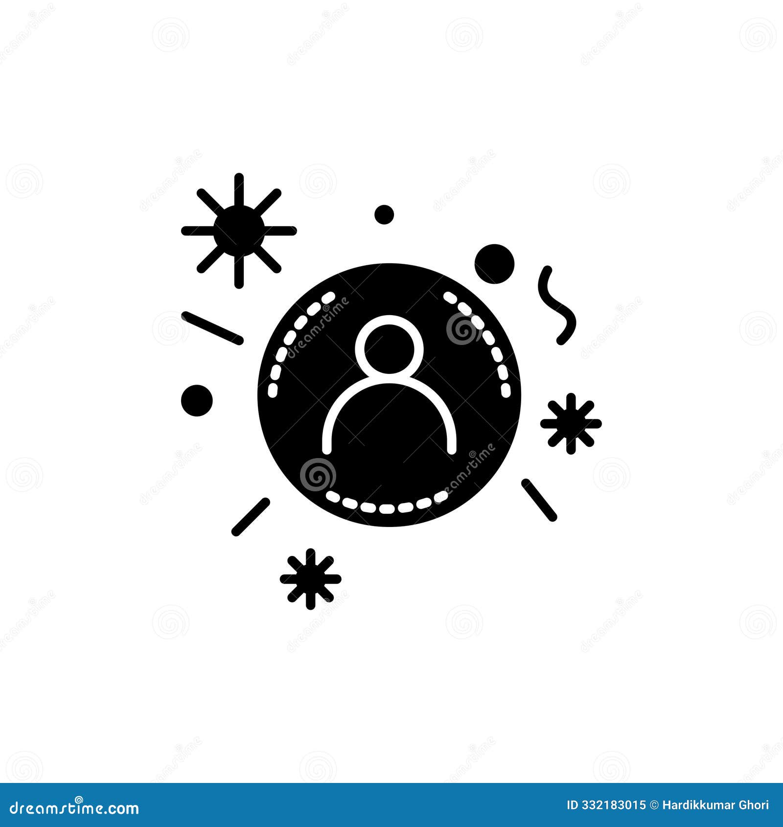 Immune System Support Icon Set. Antibacterial Immunity Defence Vector ...