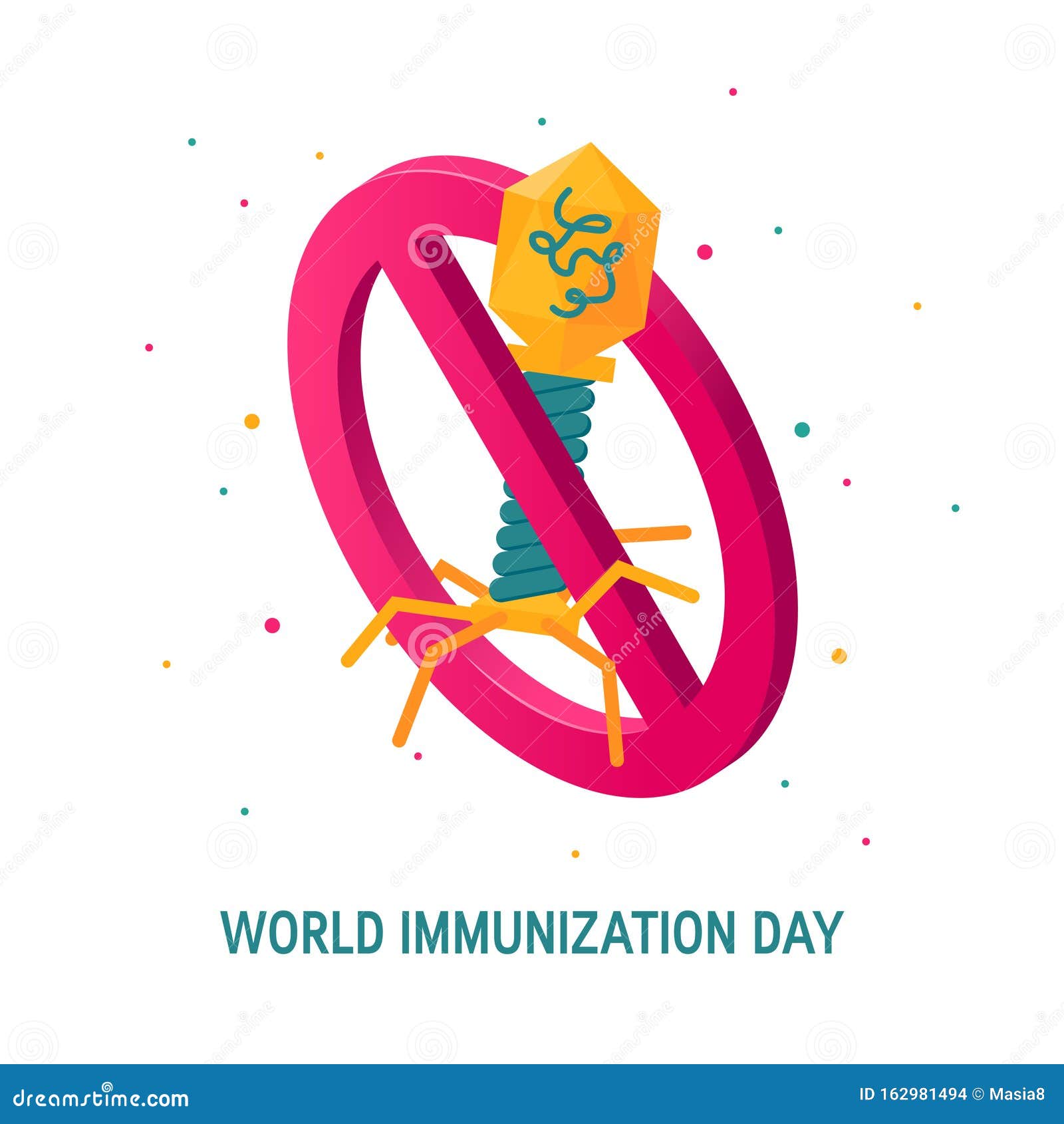 Immune System Template for Web Banners, Vector Stock Vector ...