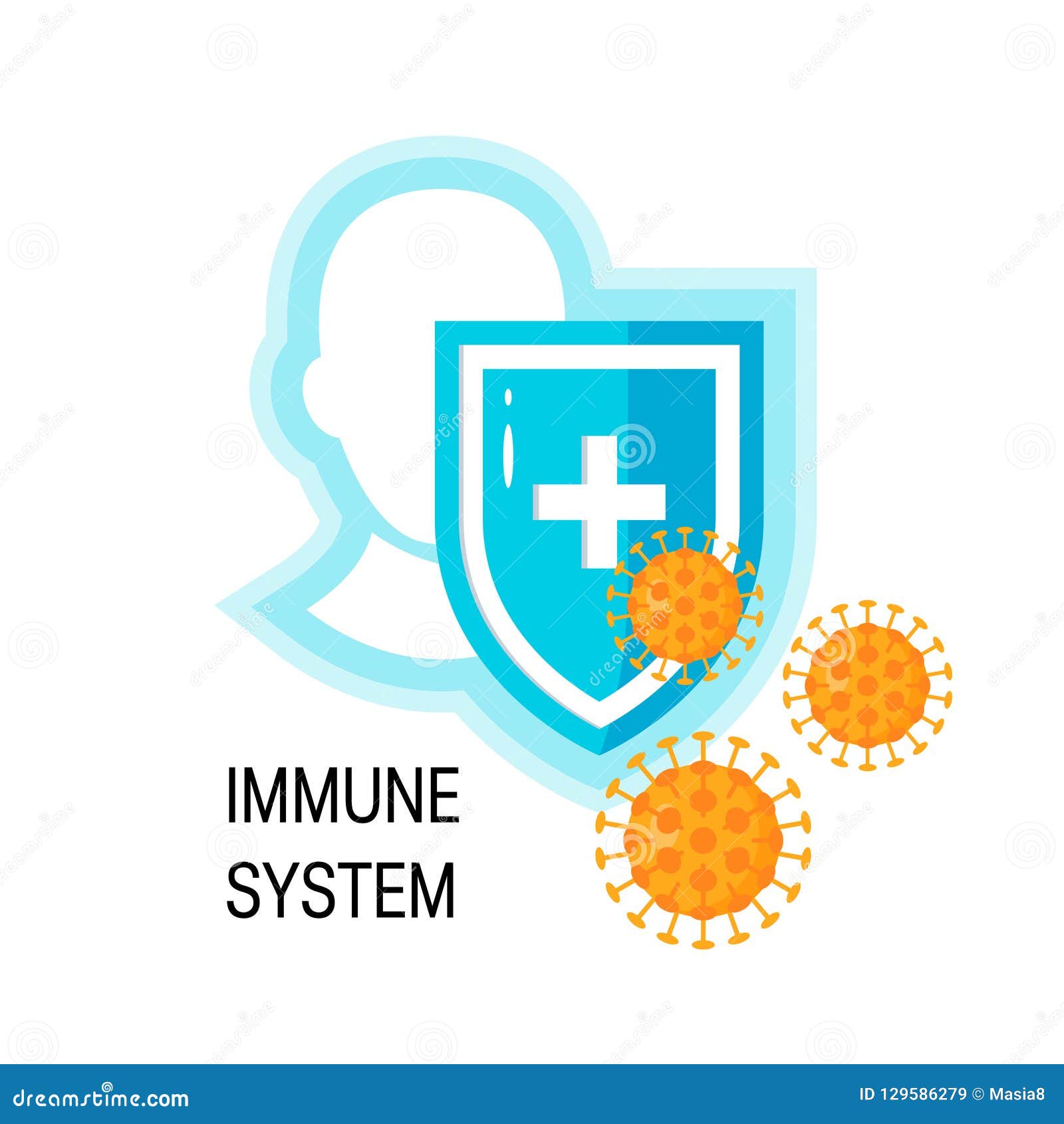 Immune System Vector Concept Stock Vector - Illustration of colored ...