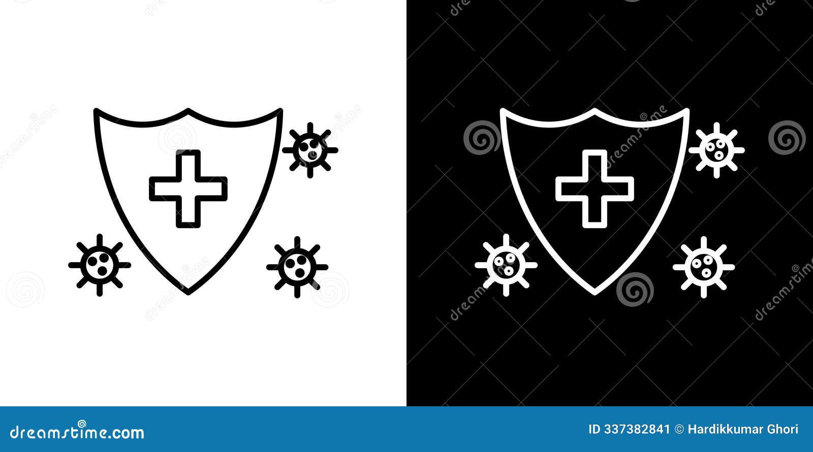 Immune System Thin Line Vector Icon Set Stock Illustration ...