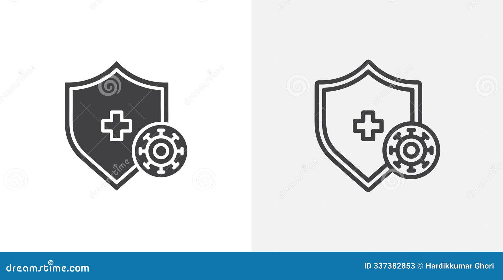 Immune System Thin Line Vector Icon Set Stock Illustration ...