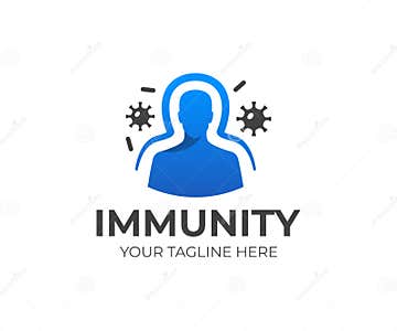 Immunity System Logo Template. Human Immune System Vector Design Stock ...