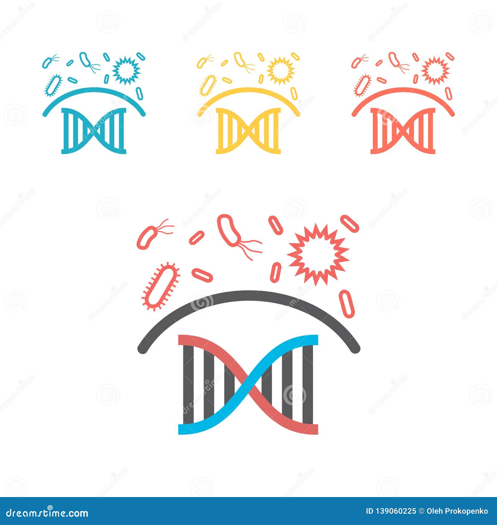 Immunity System Line Icon. Human Immune System Vector Design. Virus and ...