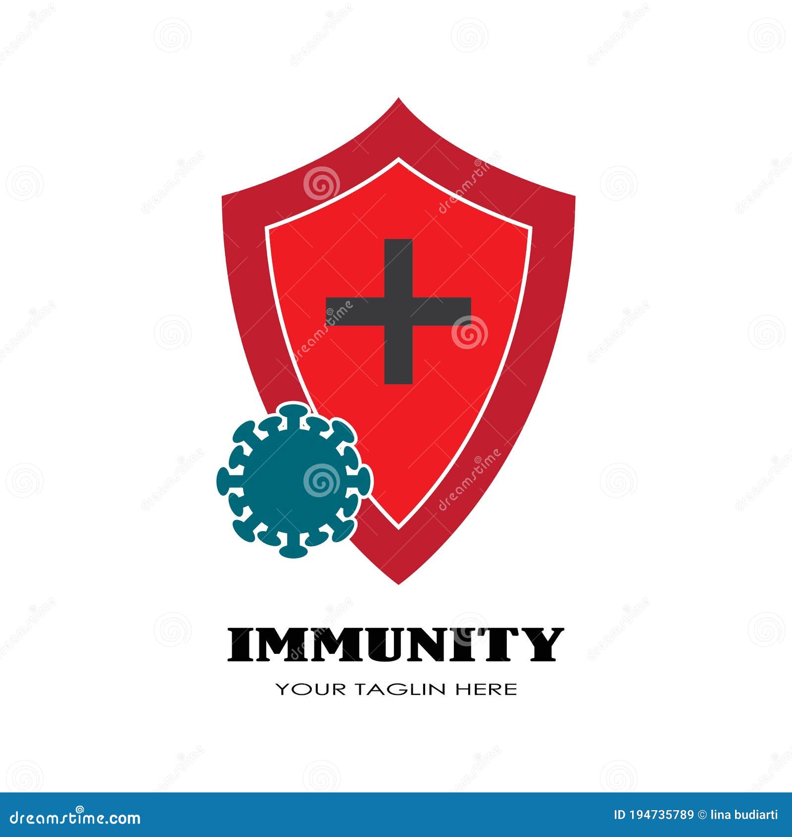 Immunization logo stock vector. Illustration of disease - 194735789