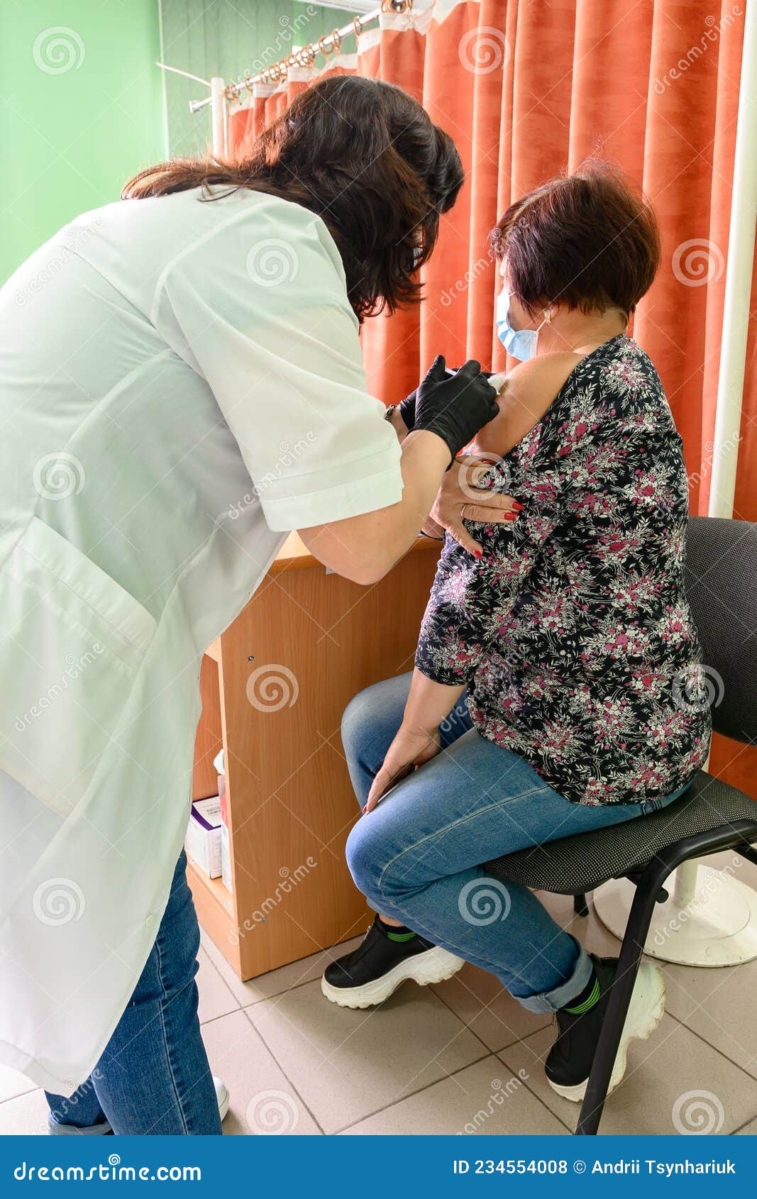 Immunization Process, Vaccination Room in Ukraine, Protection of the ...