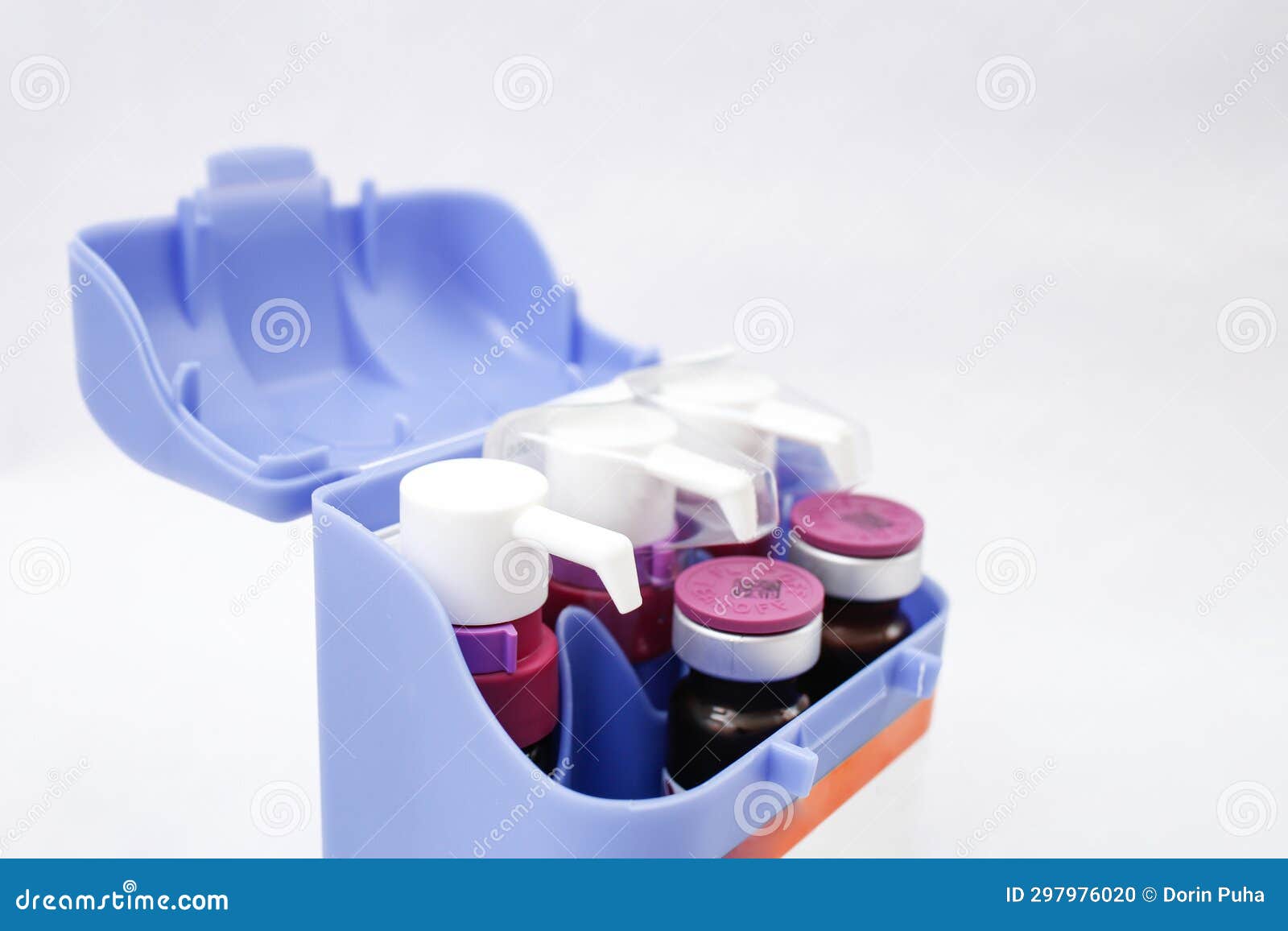 Immunization Solution Vials for Dust Mites Allergy, in a Blue Box on ...