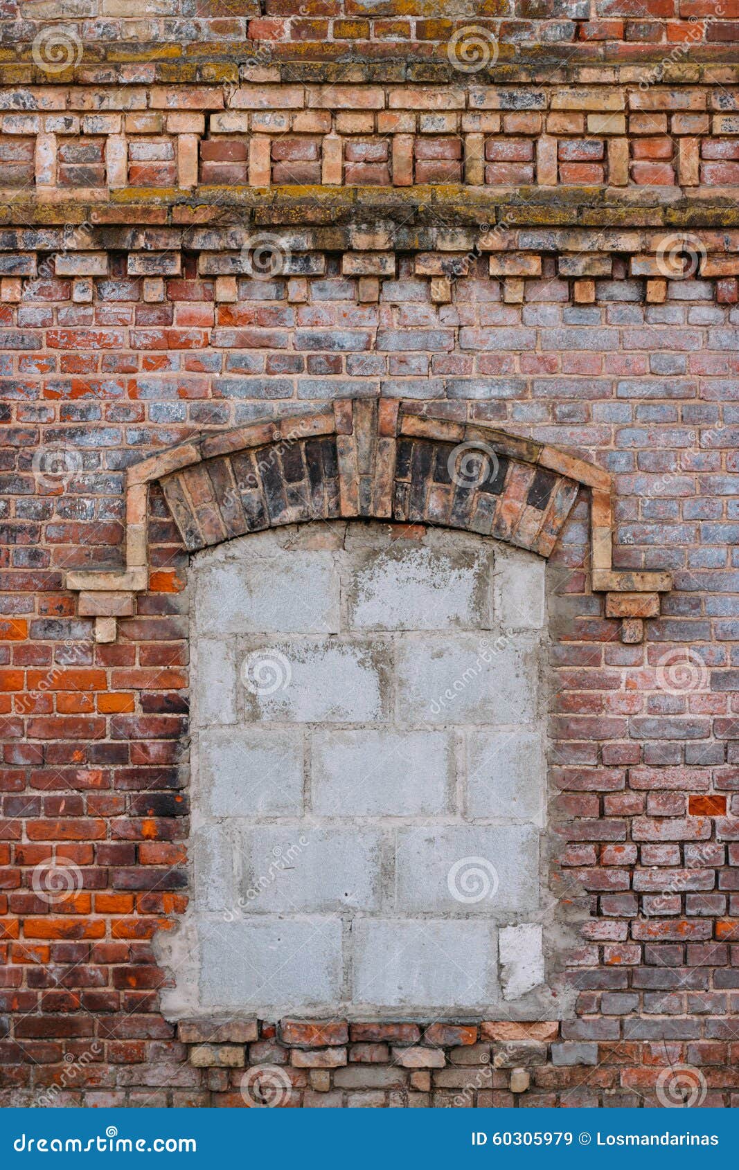 Immured window stock image. Image of architecture, wall - 60305979