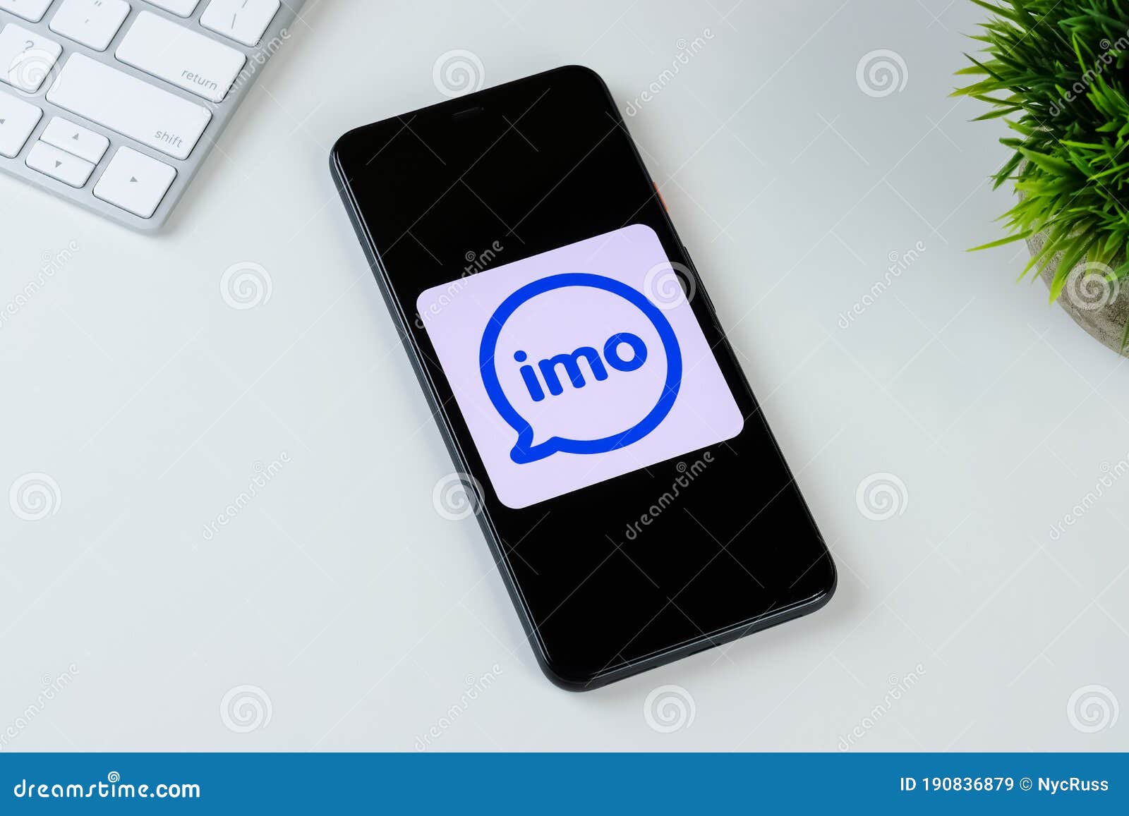 Imo App Logo on a Smartphone Screen. Editorial Stock Image - Image of ...
