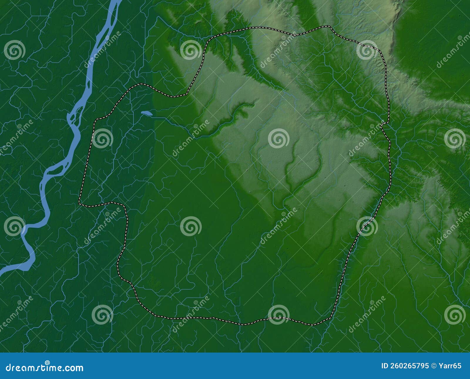 Imo, Nigeria. Physical. No Legend Stock Illustration - Illustration of ...