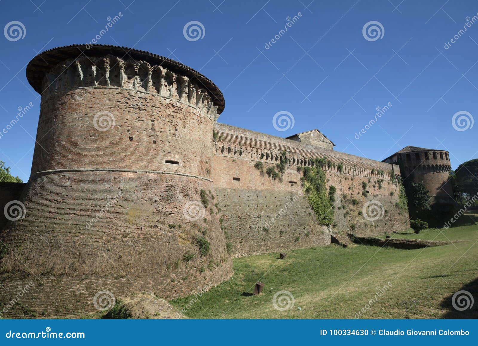Imola Bologna, Italy: the Castle Stock Photo - Image of historic ...