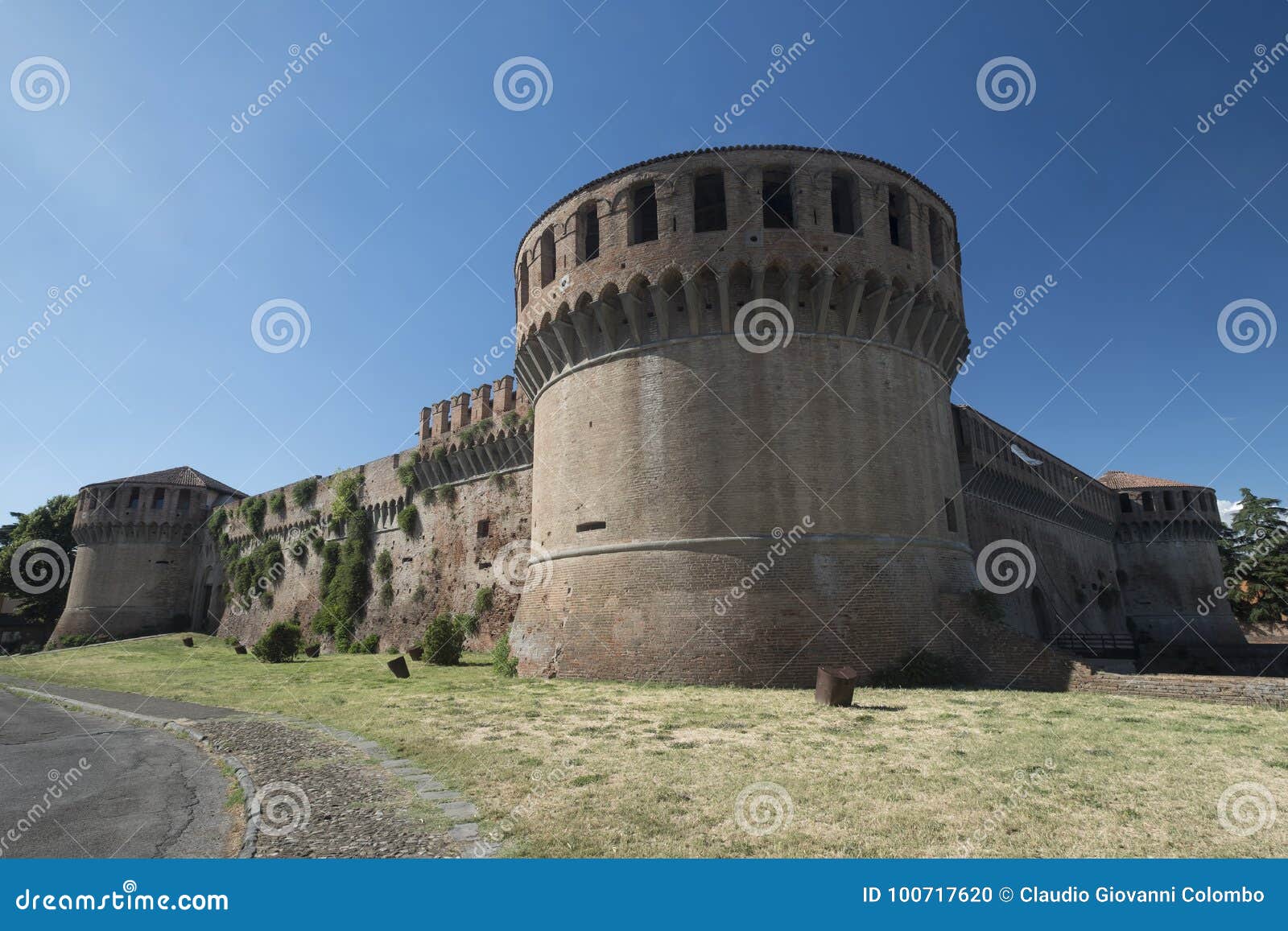 Imola Bologna, Italy: the Castle Stock Photo - Image of castle ...