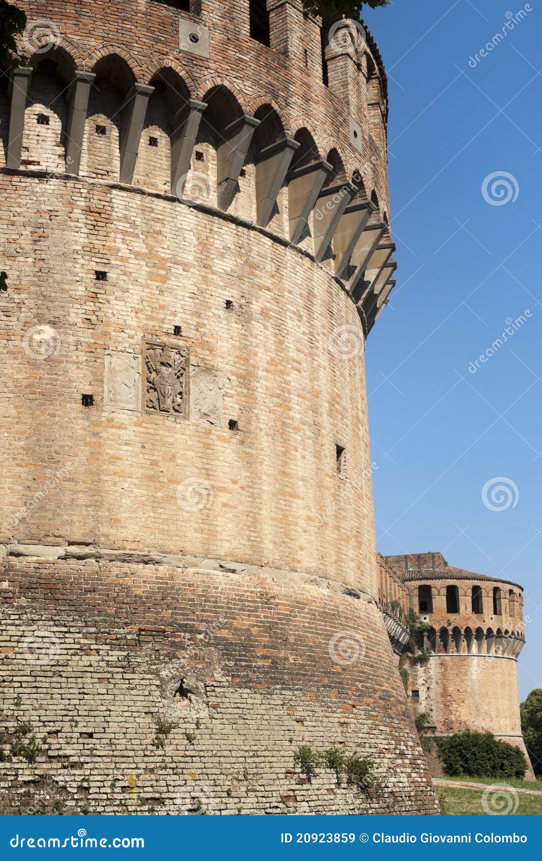 Imola (Bologna, Italy) - Medieval Castle Stock Image - Image of brick ...