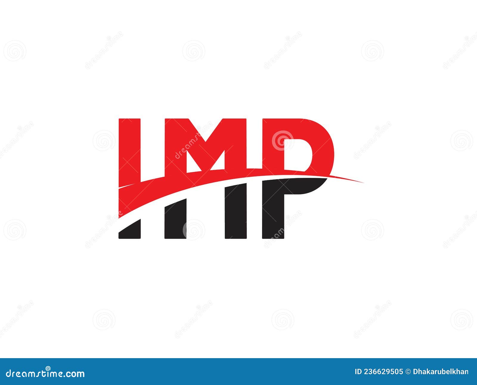 IMP Letter Initial Logo Design Vector Illustration Stock Vector ...