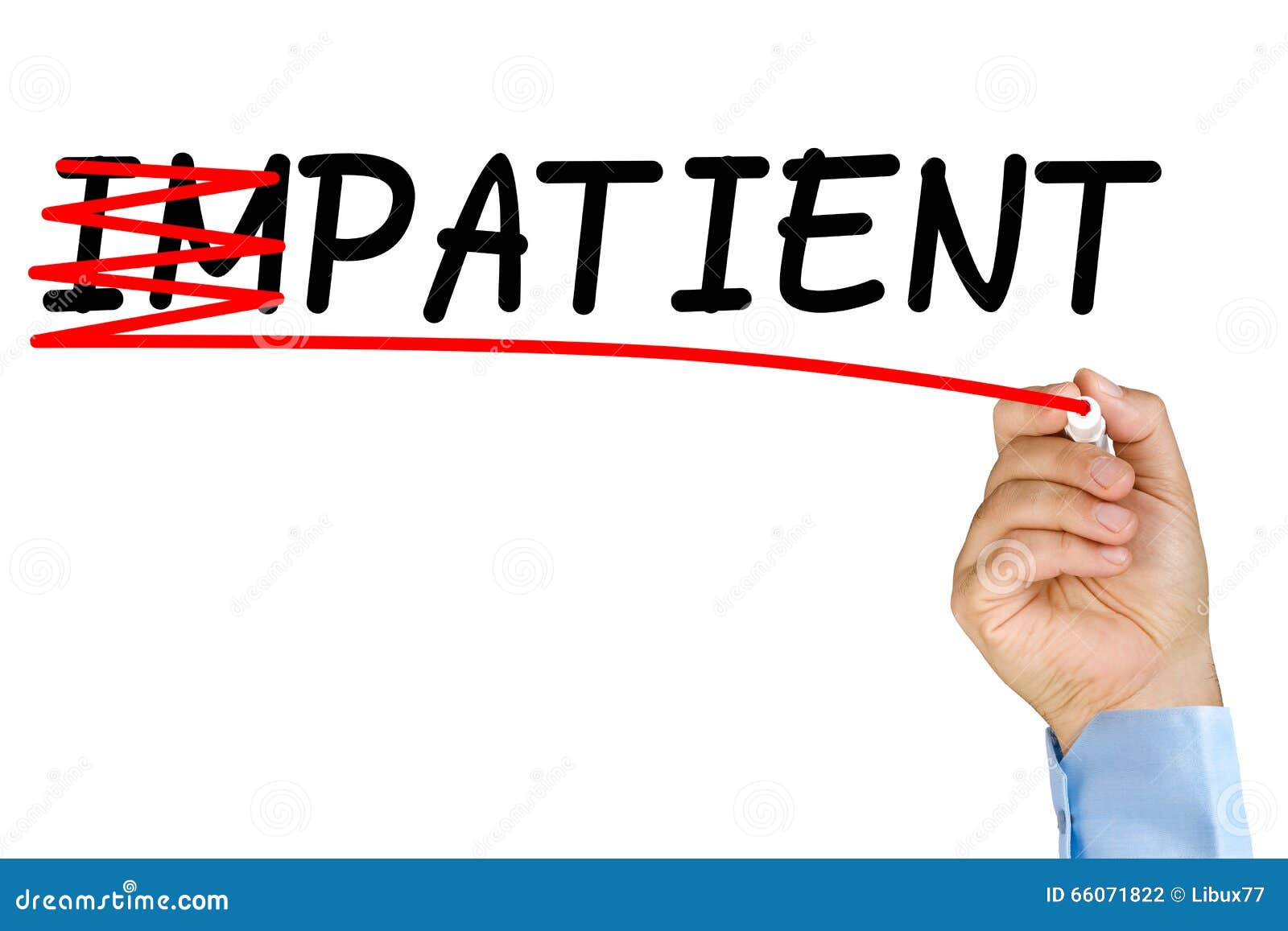 Impaciente Torna-se O Controle De Auto Paciente Foto de Stock - Imagem ...