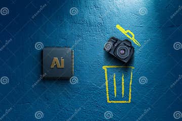 Impact of AI on Photographers and Their Work and Workflow Stock Image - Image of trend, replace ...