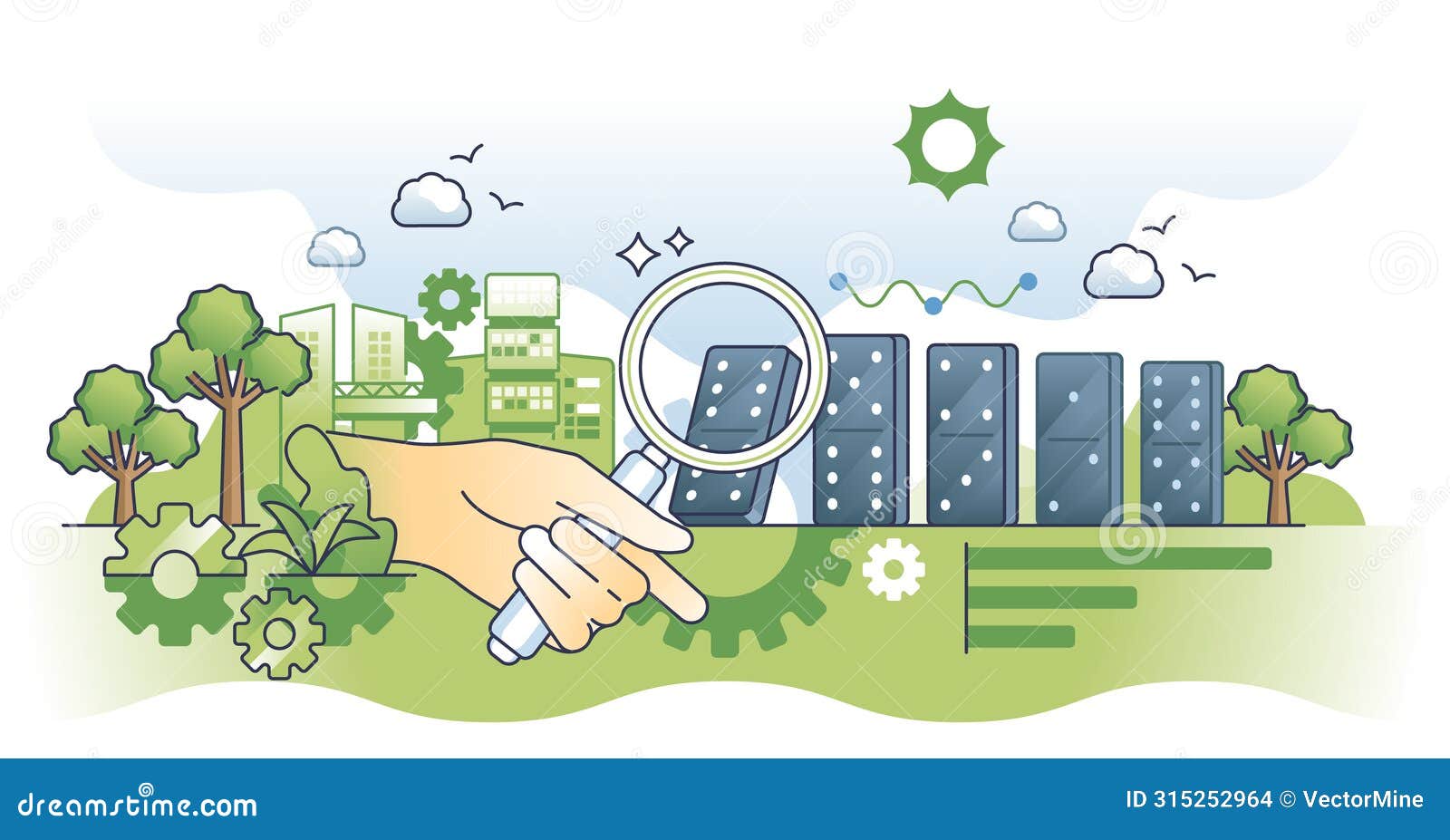 Impact Analysis with Business Risk Factors Evaluation Outline Hands ...