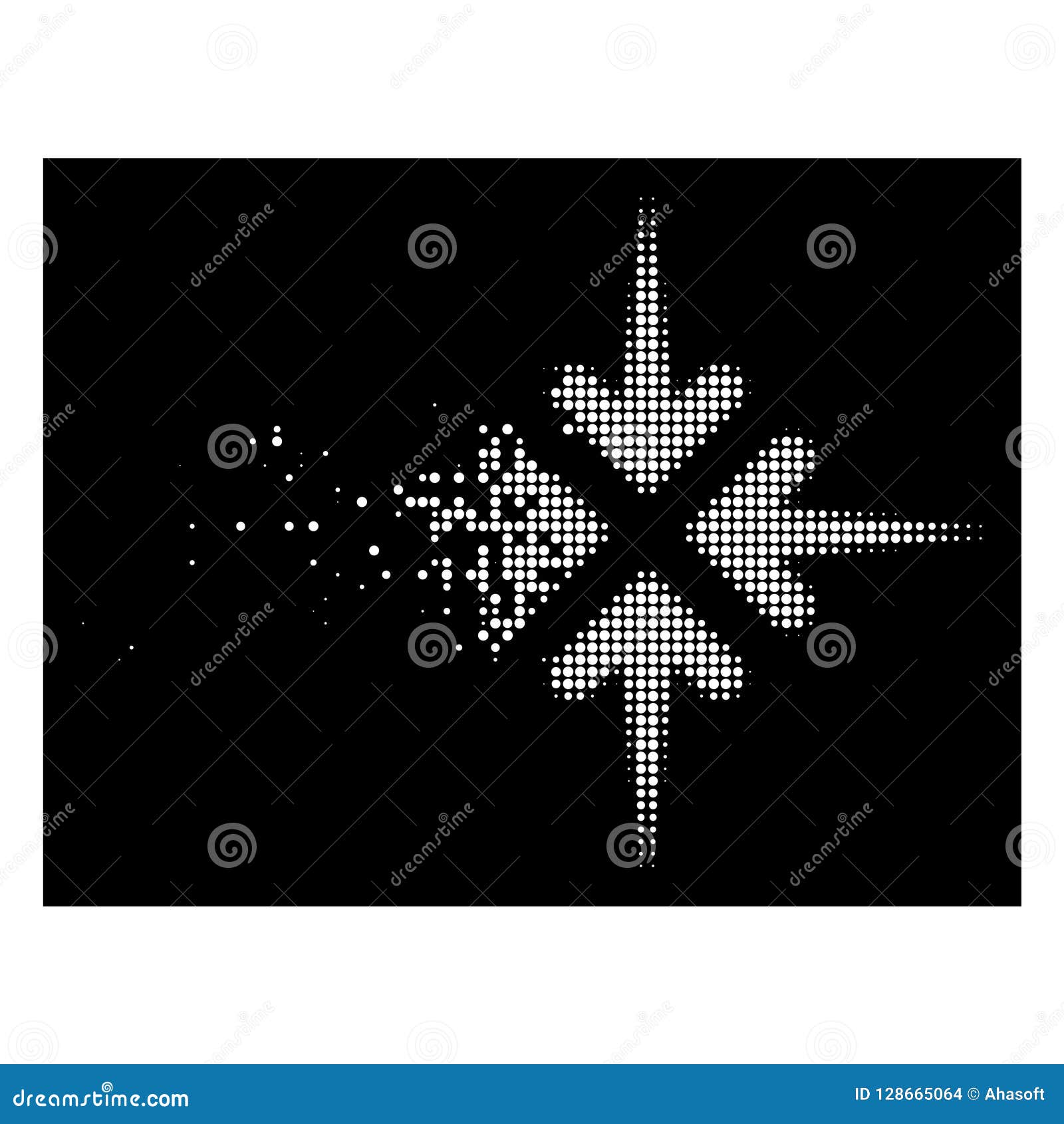 Impact Arrows Recursion Collage Of Impact Arrows Icons And Distress Tax ...