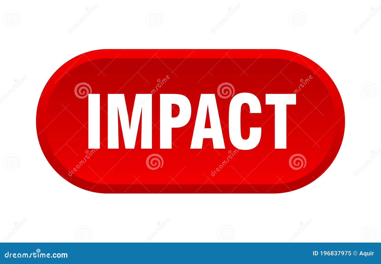 Impact button stock vector. Illustration of seal, white - 196837975