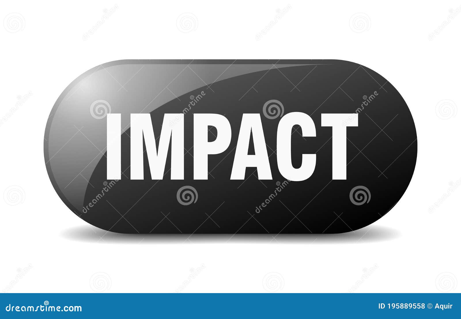 Impact Button. Impact Sign. Key. Push Button Stock Vector ...