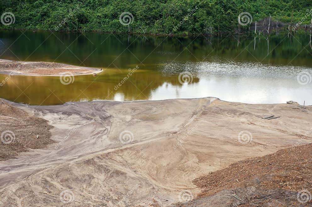 The Impact of Coal Mining on the Environment. Stock Photo - Image of ...