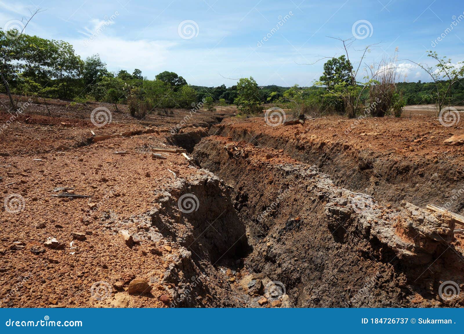 The Impact of Coal Mining on the Environment. Stock Image - Image of ...