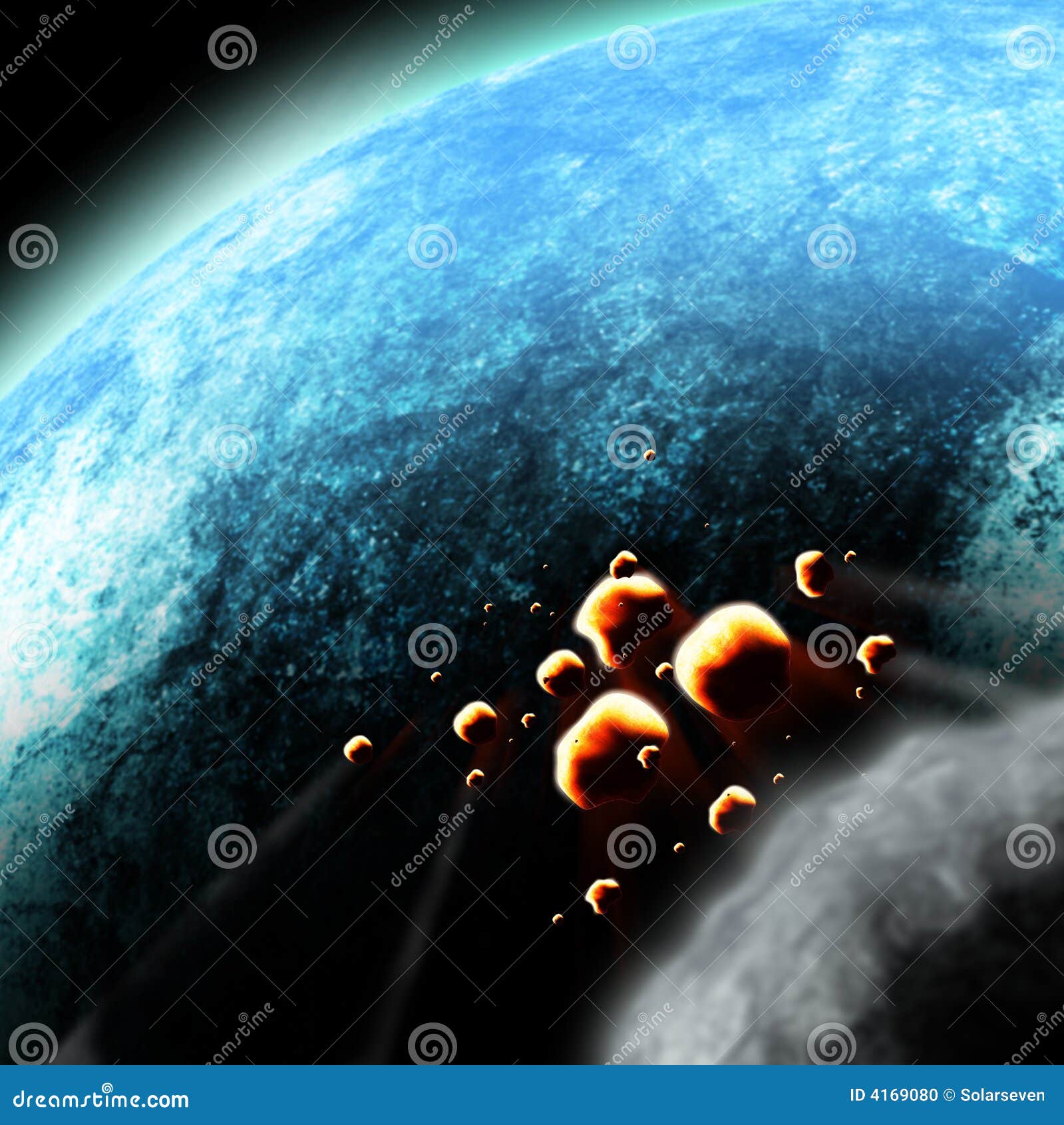 Impact Earth stock illustration. Illustration of climate - 4169080