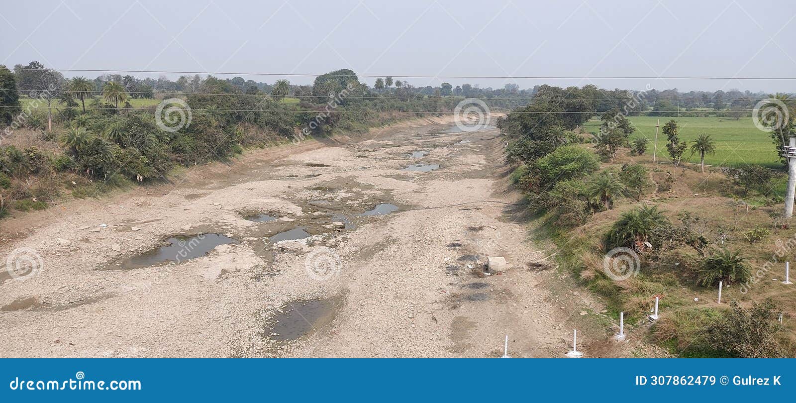 Impact of Global Warming: Completely Dried Out River in Early View ...