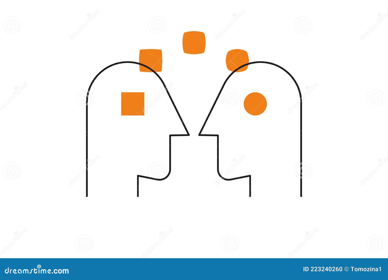 Impact Icon. Influencer Logo Stock Vector - Illustration of head, round ...