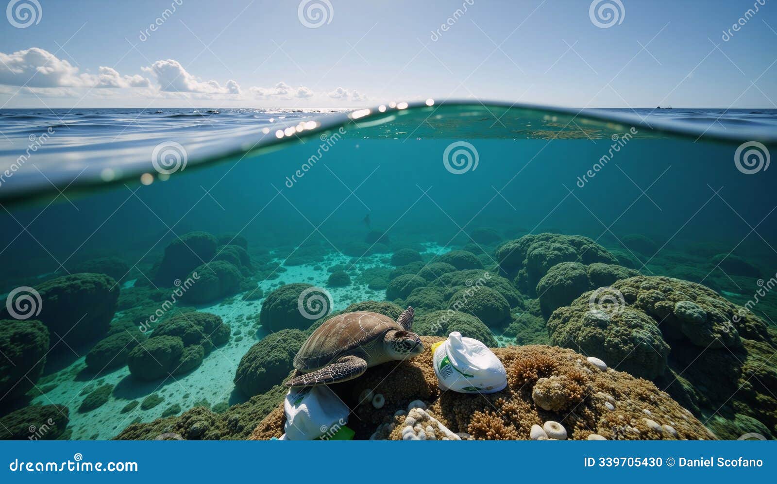Impact Of Plastic Pollution On Ecosystems Wildlife Royalty-Free Stock ...